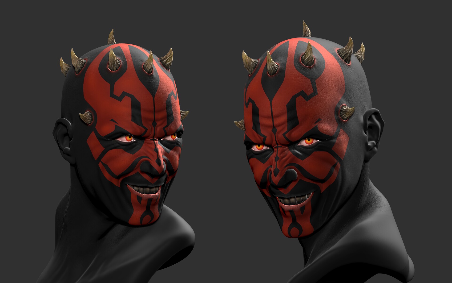 Darth Maul Face Animated