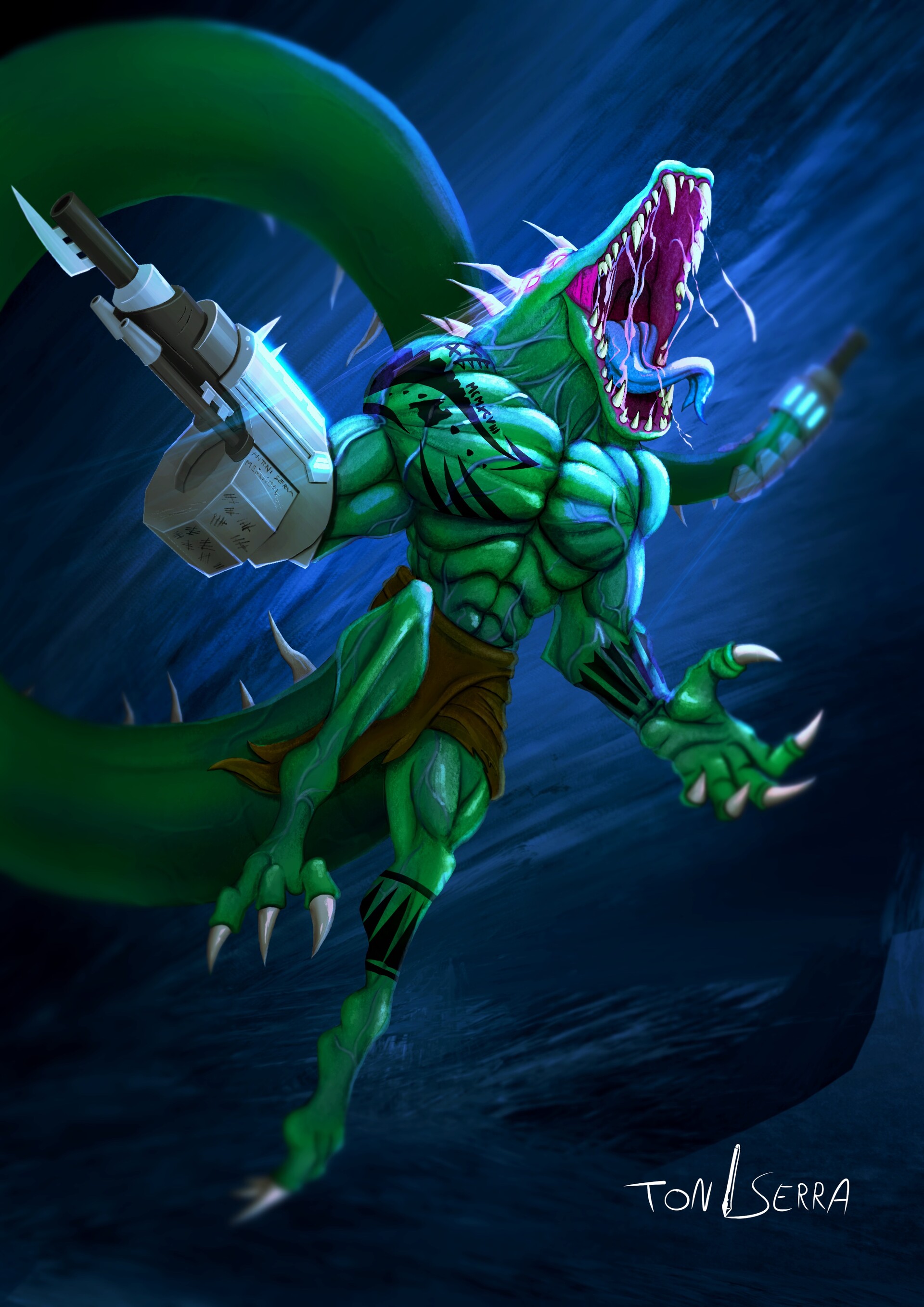 ArtStation - SPACE LIZZARD