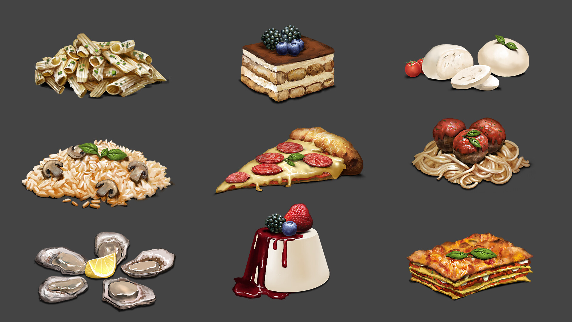 ArtStation - Food assets