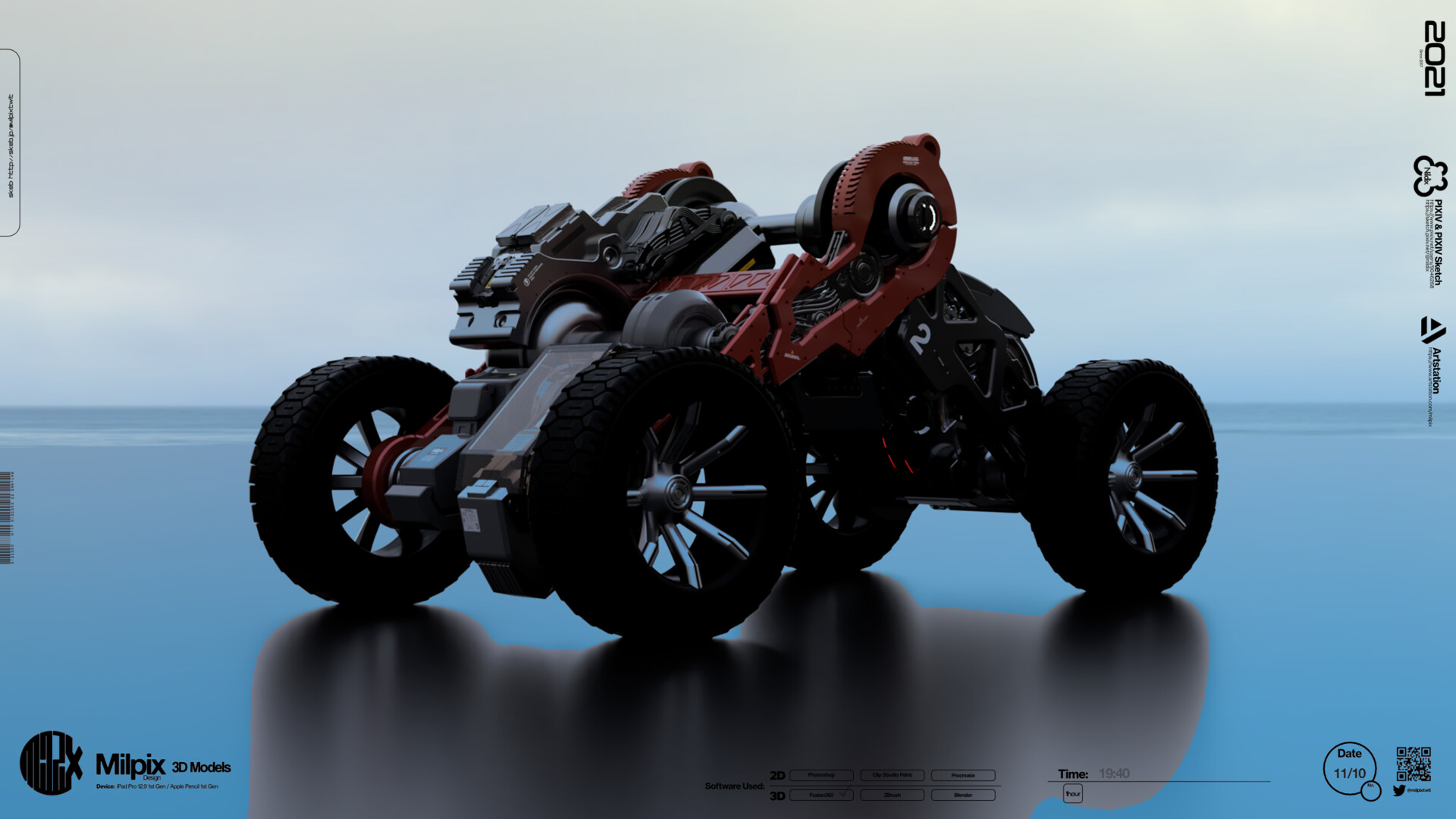 ArtStation - Mars rover Concept