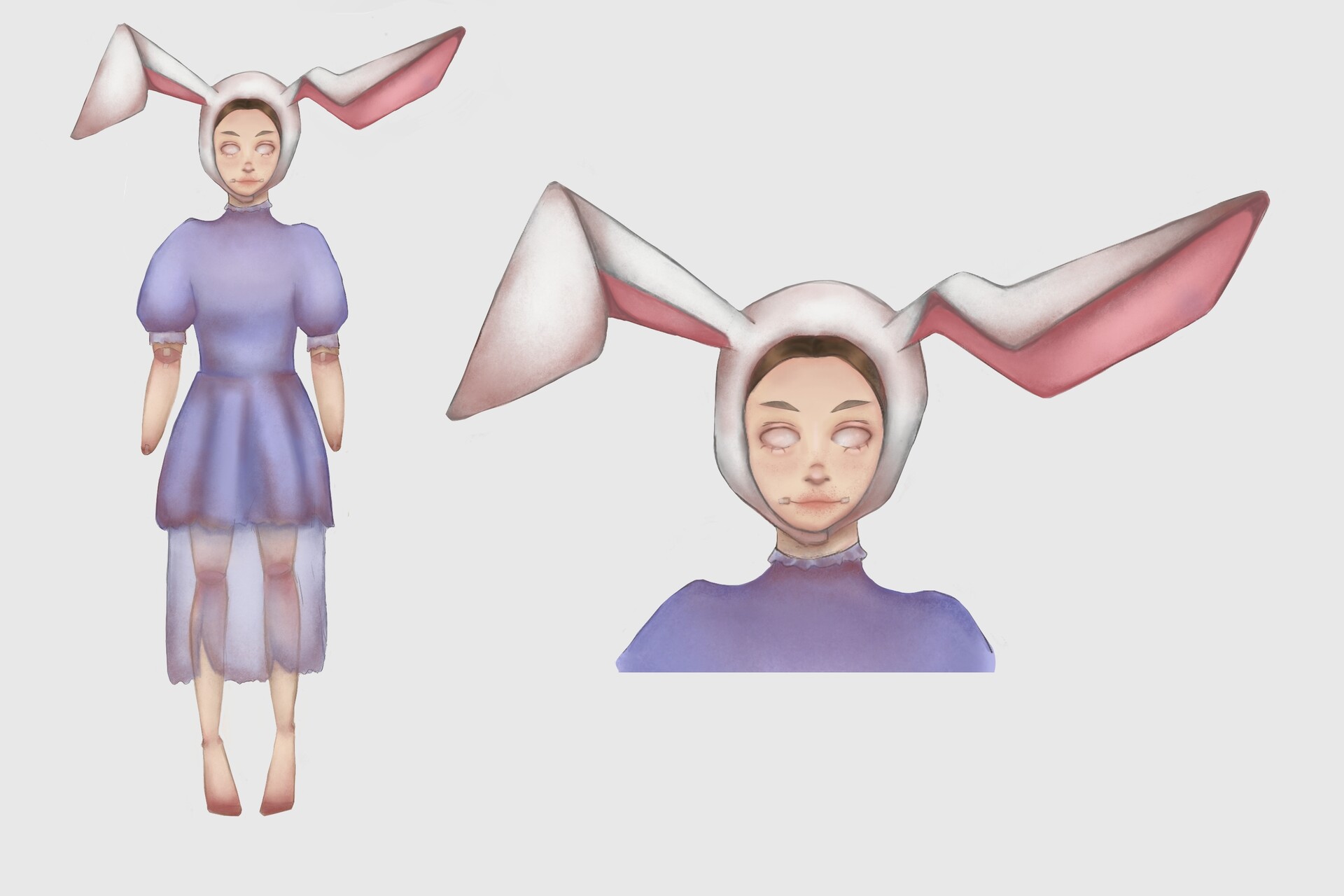 ArtStation - a defective girl doll