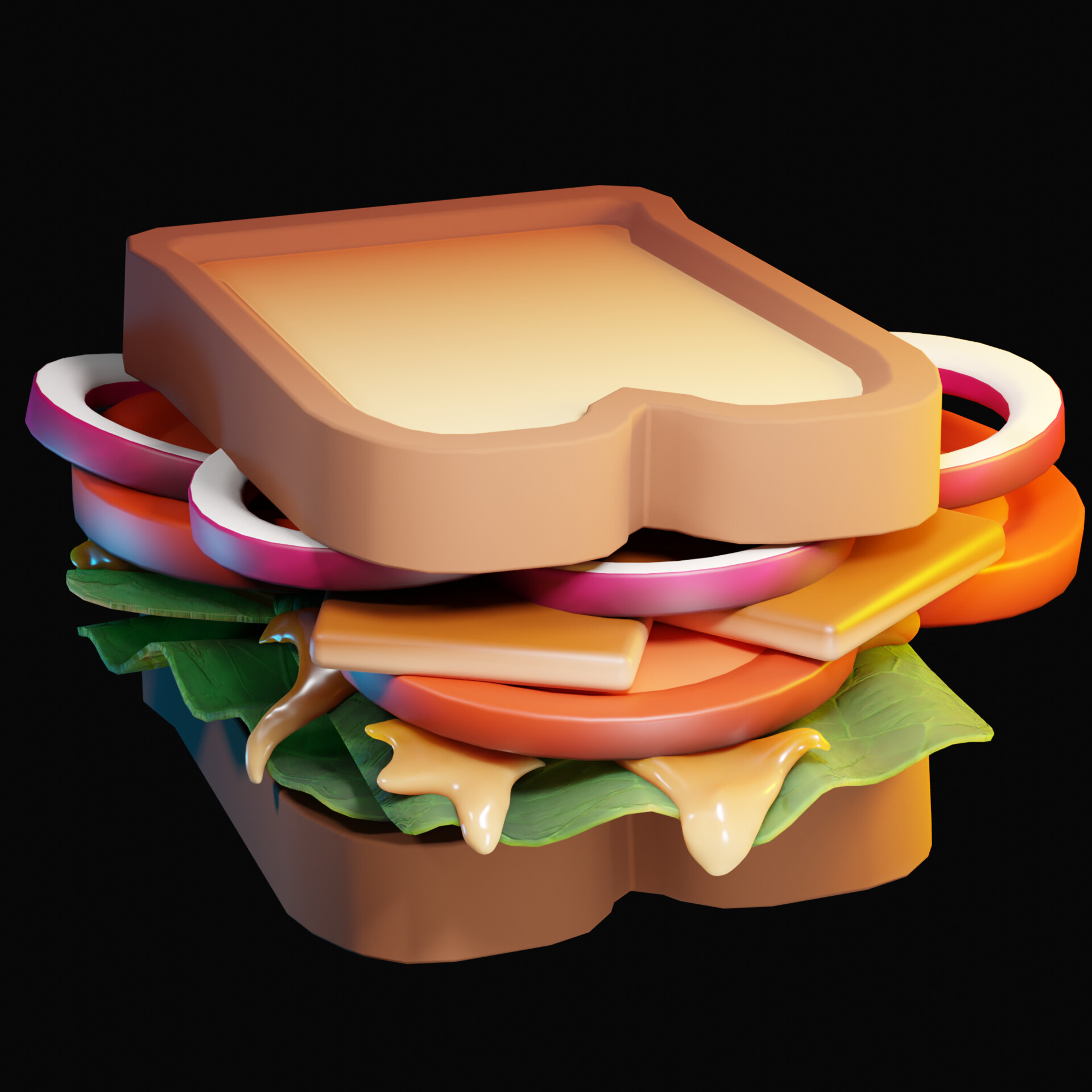 ArtStation - Sandwich stylized