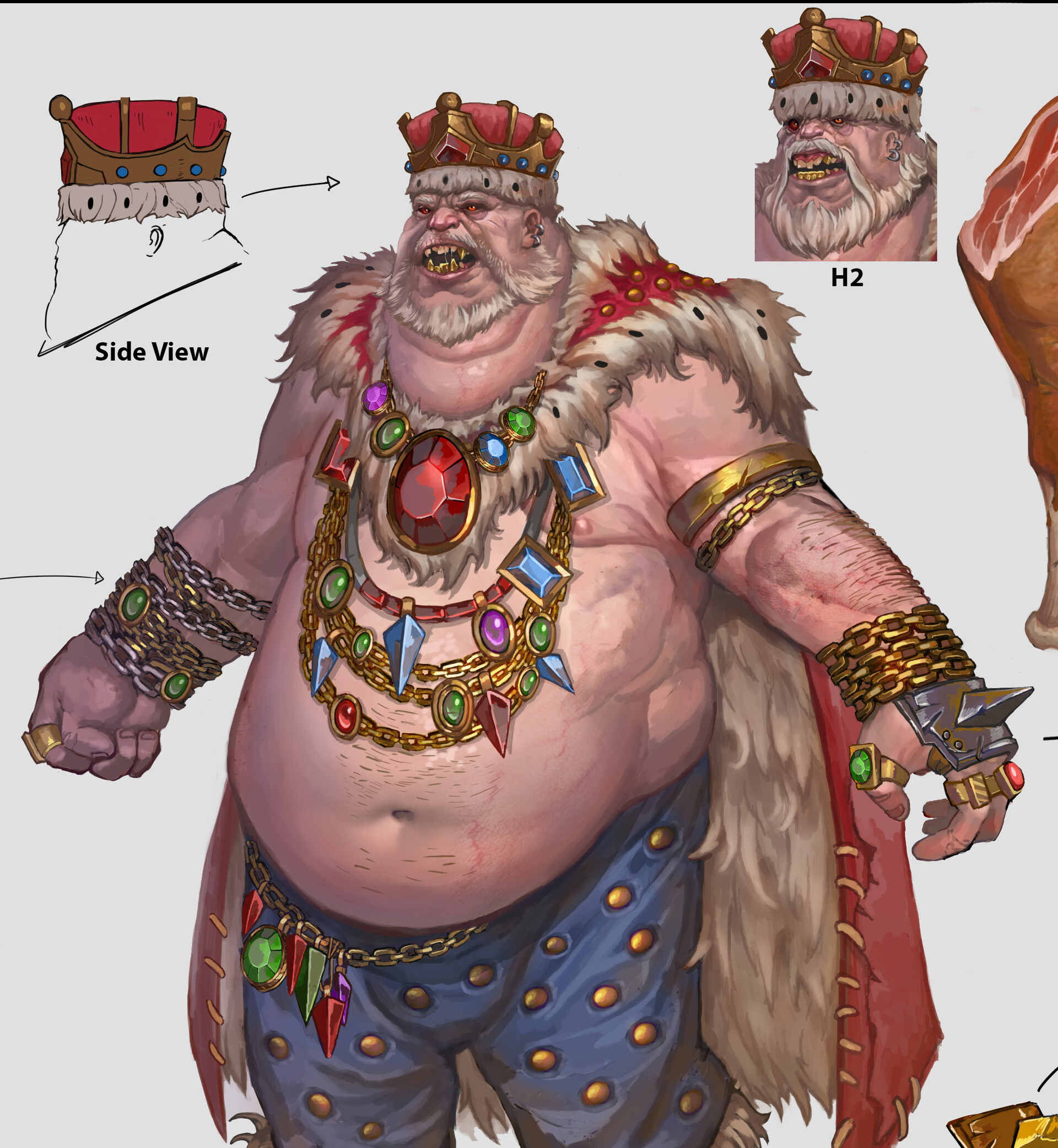 Greasus Goldtooth Concept Art by Rinehart Appiah — ProUser.Me