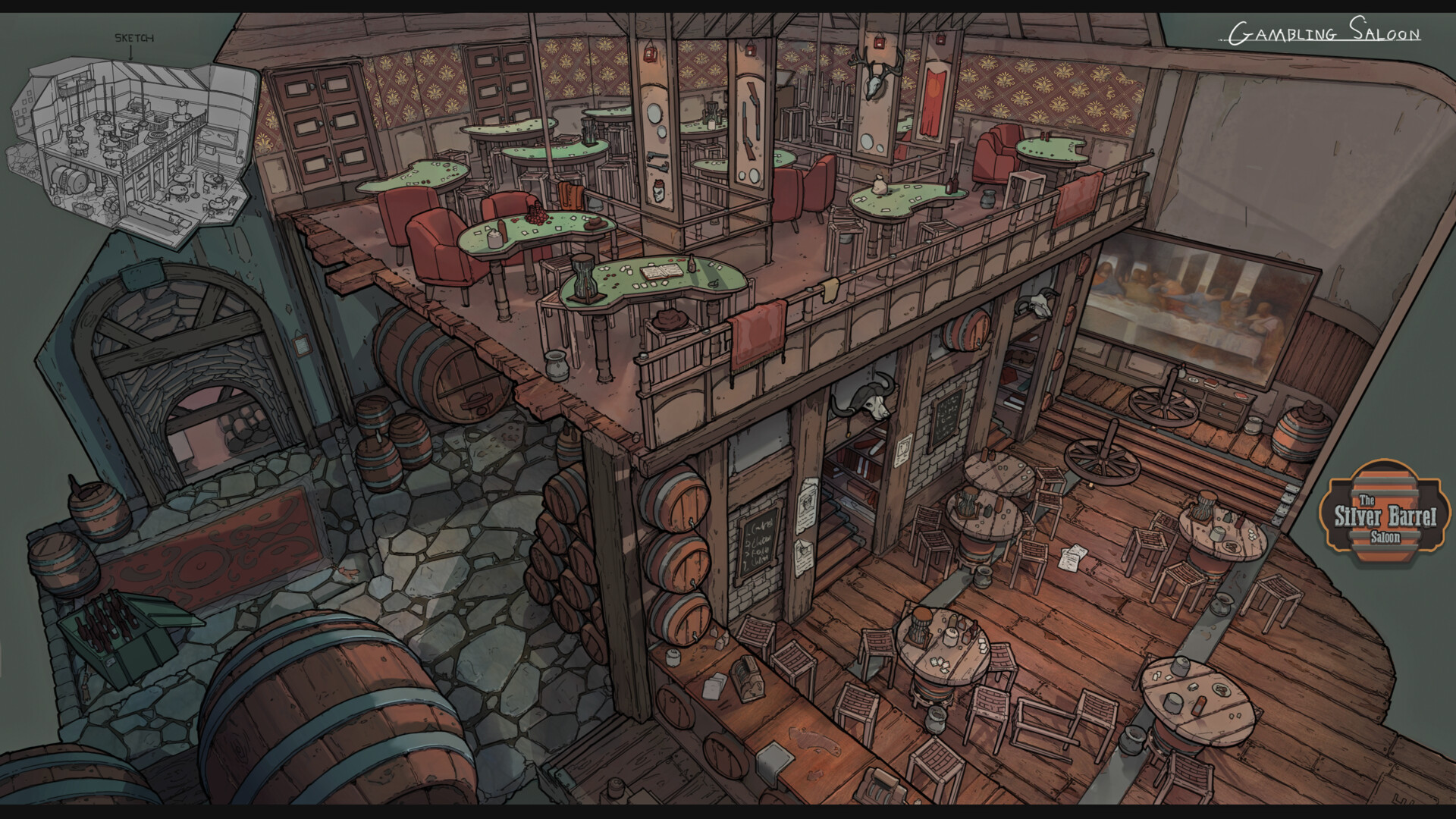 ArtStation - 2D Environment Art