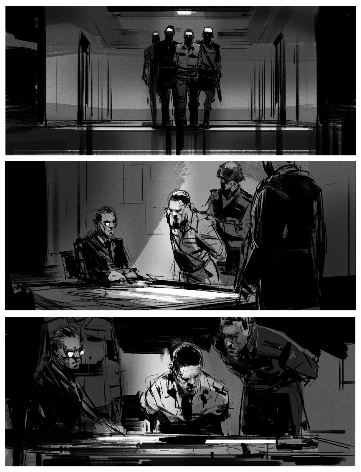 Dan Milligan - Call Of Duty: Vanguard storyboards