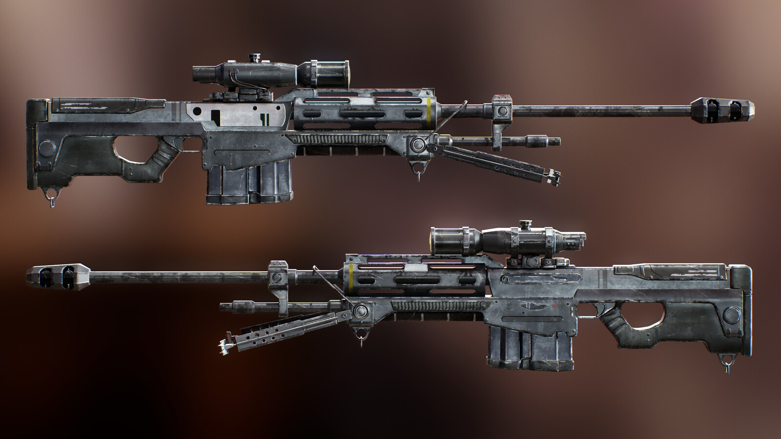 Zachary Creer - SRS99-AM Sniper Rifle (Halo Reach Fan Art)