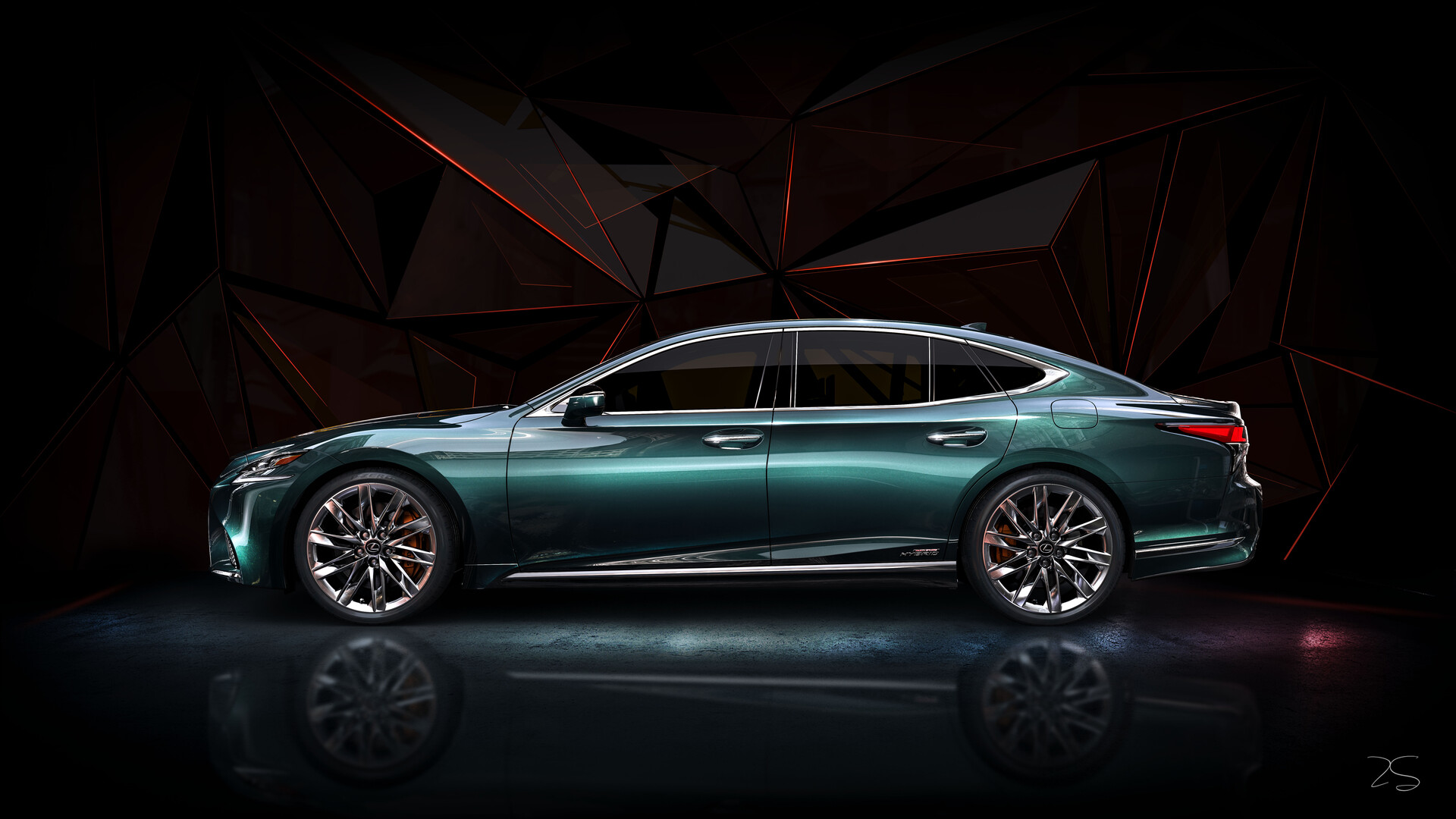 ArtStation - LEXUS LS500 CGI