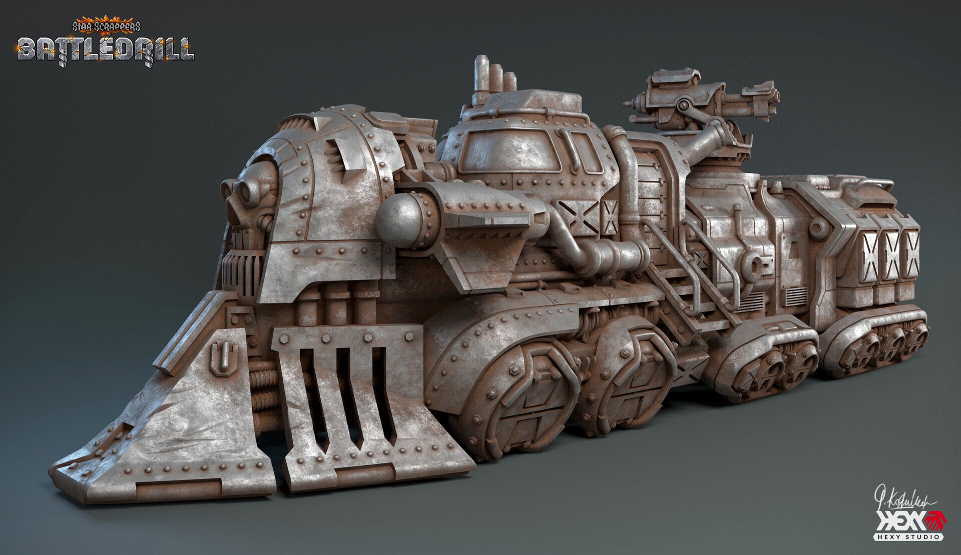 ArtStation - Battledrill train