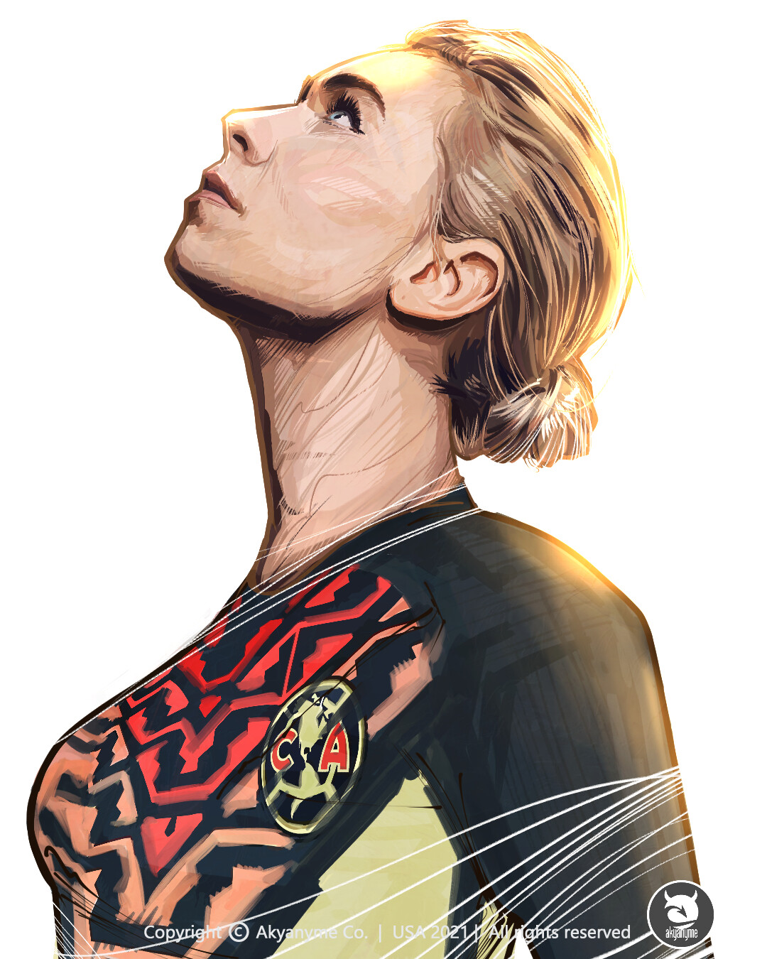 ArtStation - Vanessa Kirby illustration