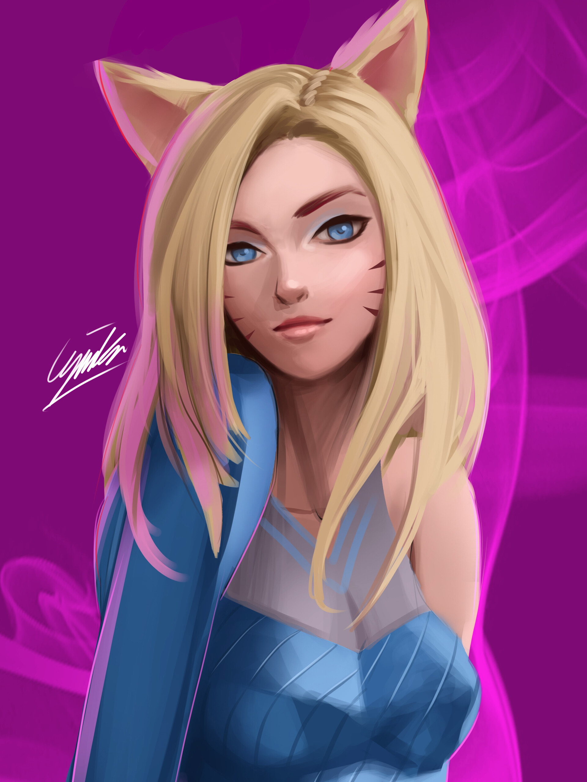 ArtStation - All Out KDA Ahri