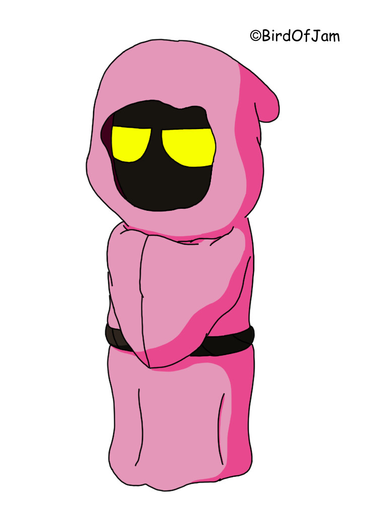 ArtStation - Cartoon person in a hood