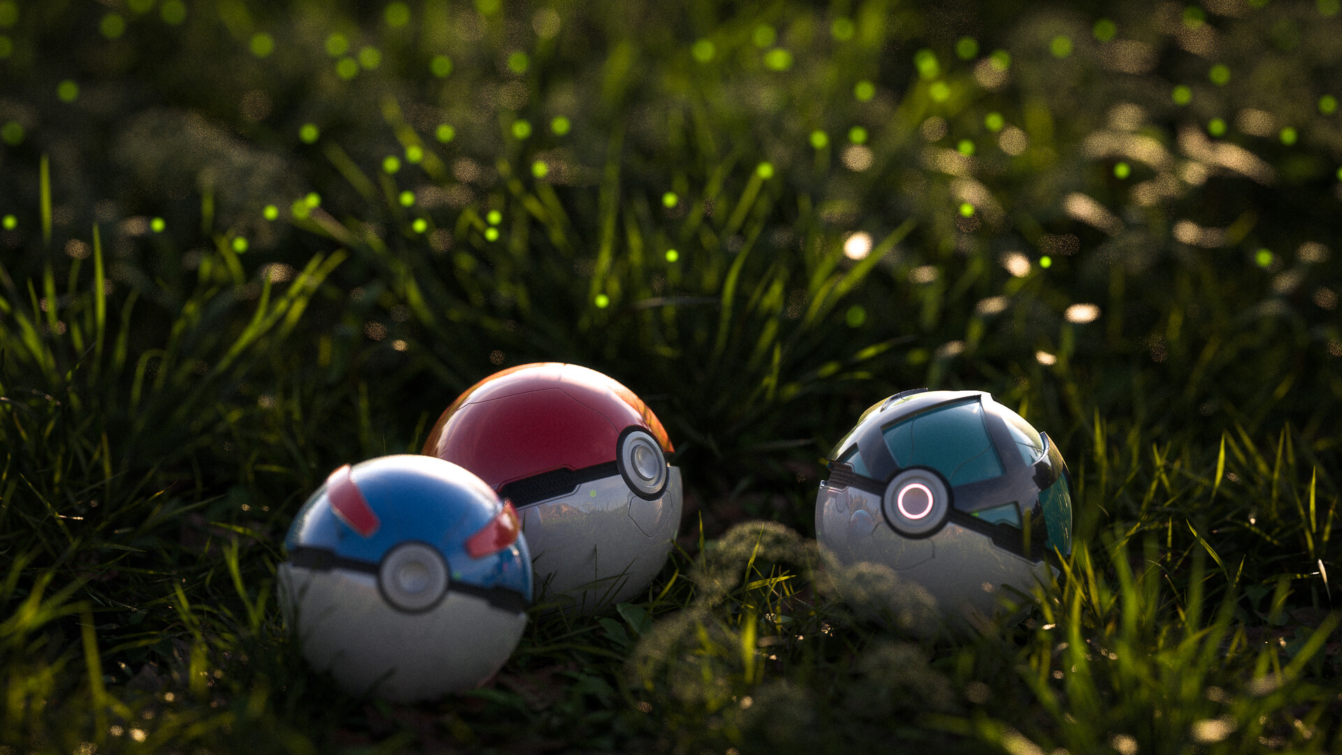 ArtStation - Nodevember 2021 - Day 9&10 - "Choose your starter Pokémon"