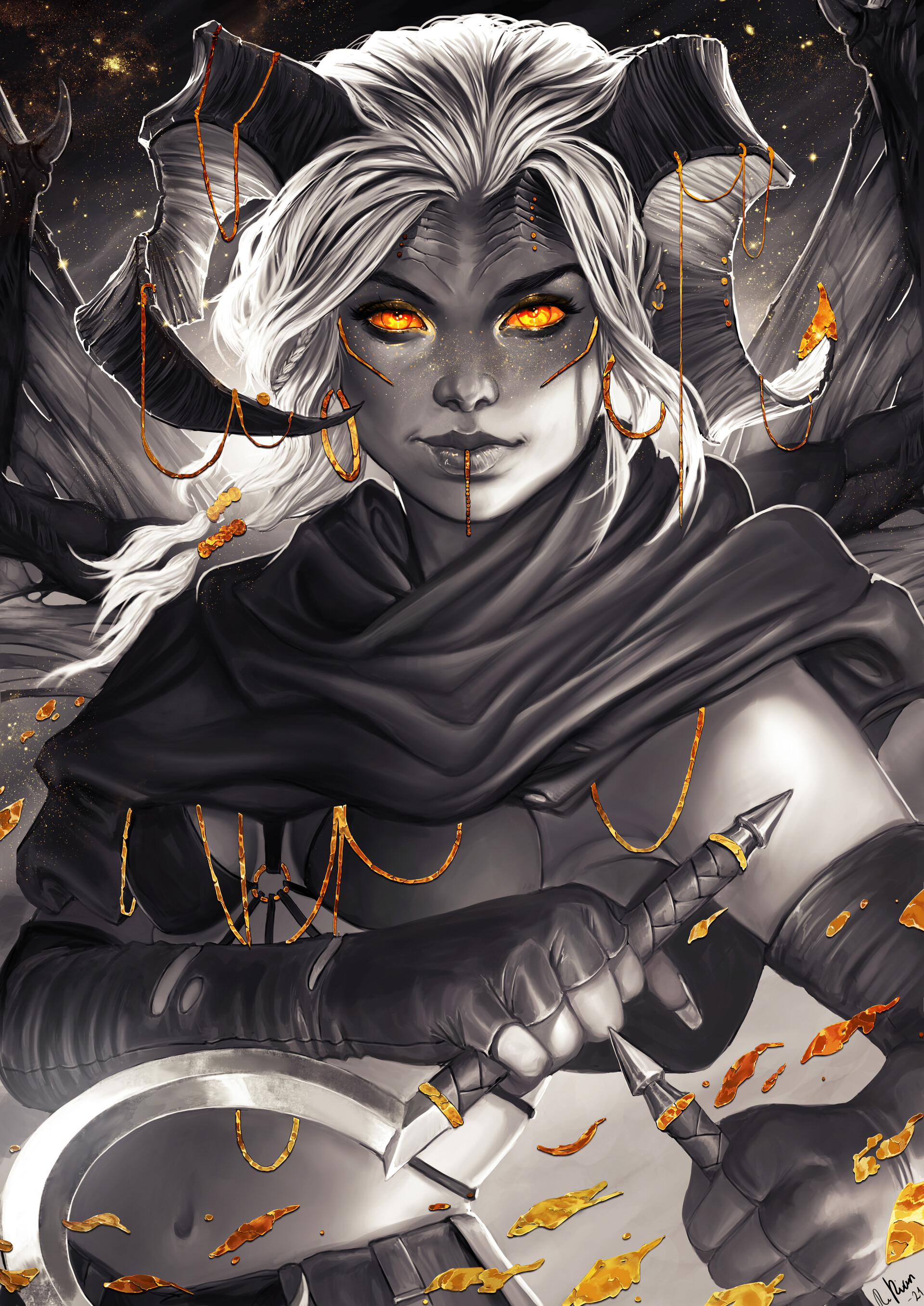 ArtStation - Siara - Tiefling