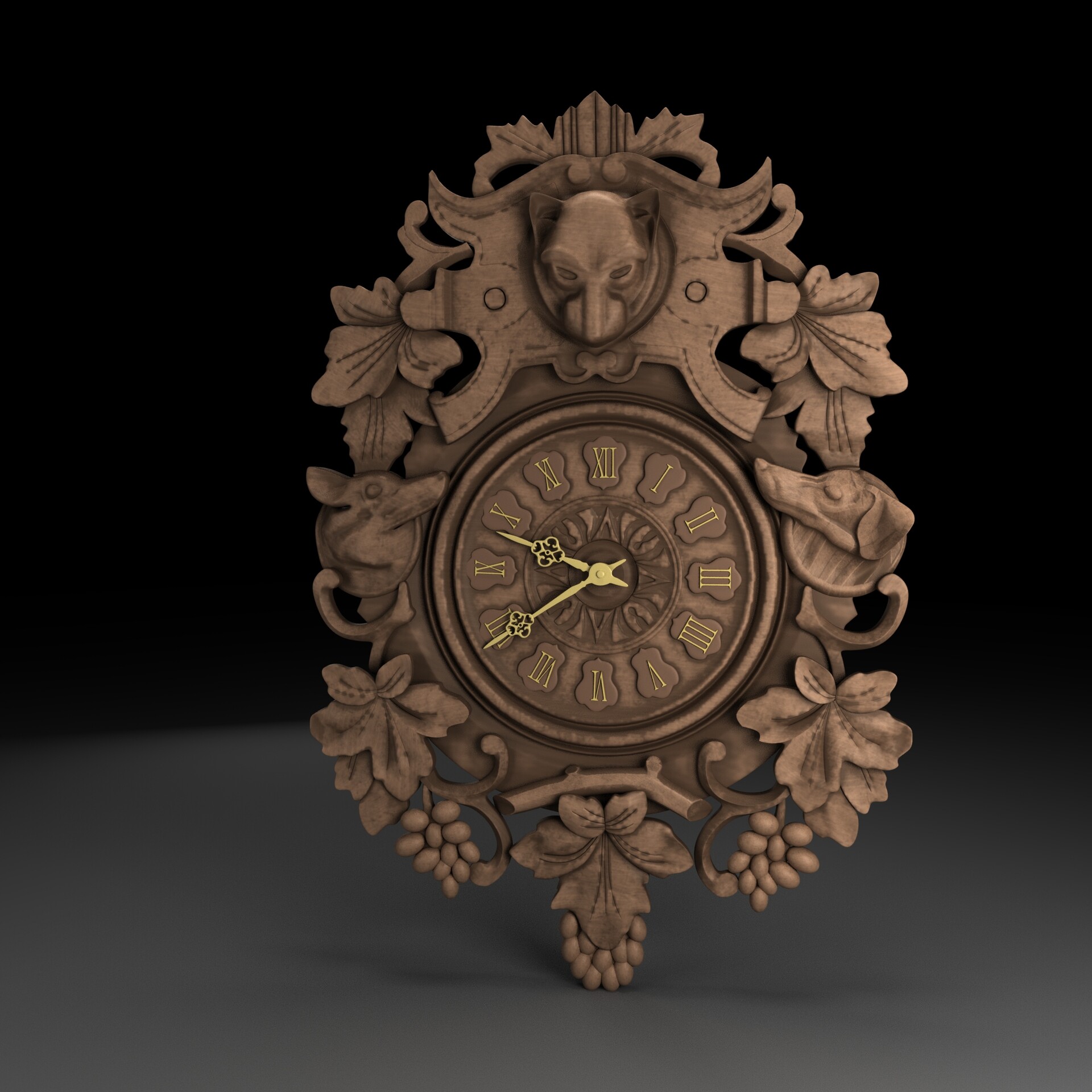 ArtStation - 3d clock