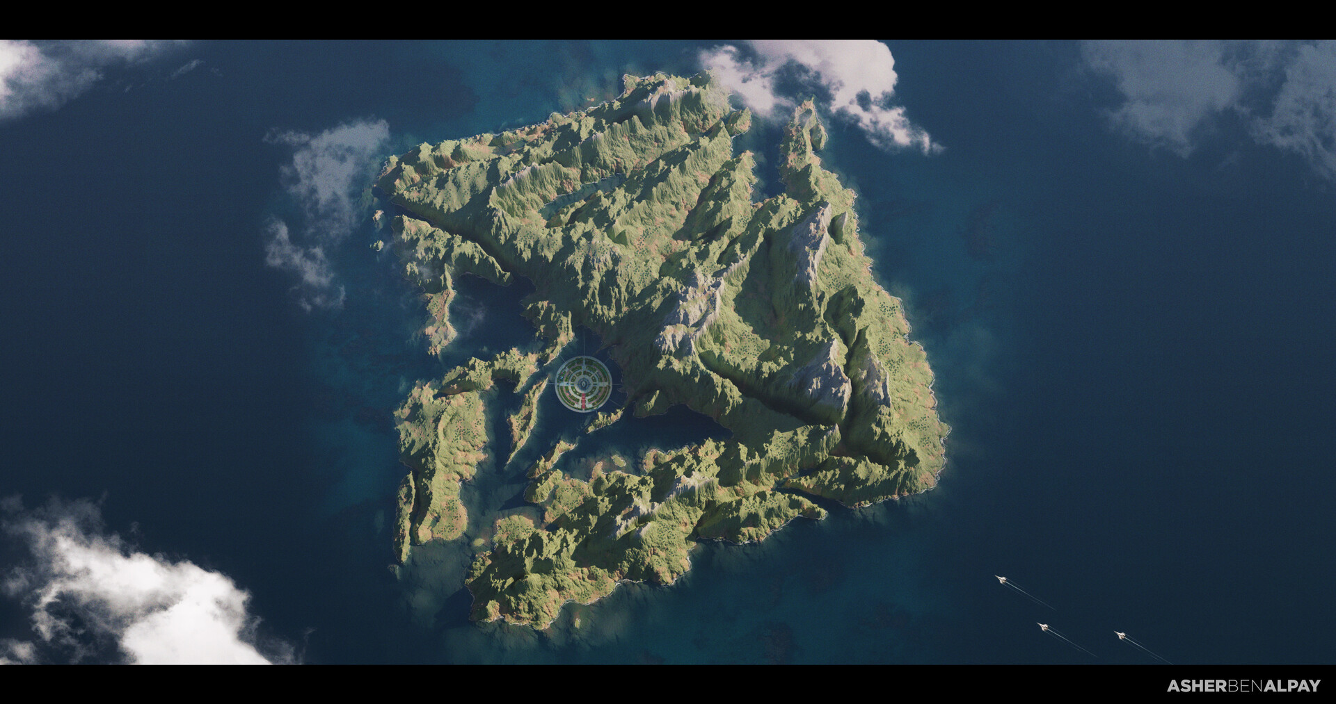 ArtStation - Custom Island Terrain