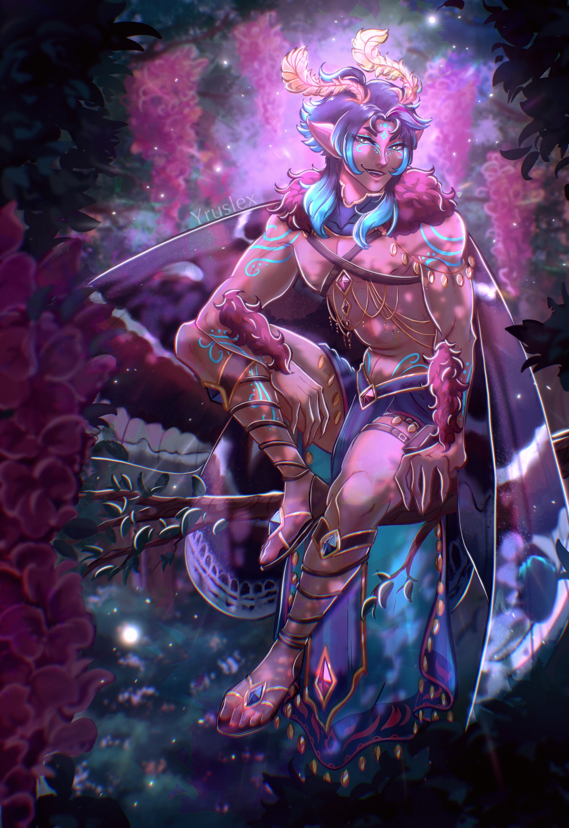 ArtStation - Moth boy custom Commission for Esmee