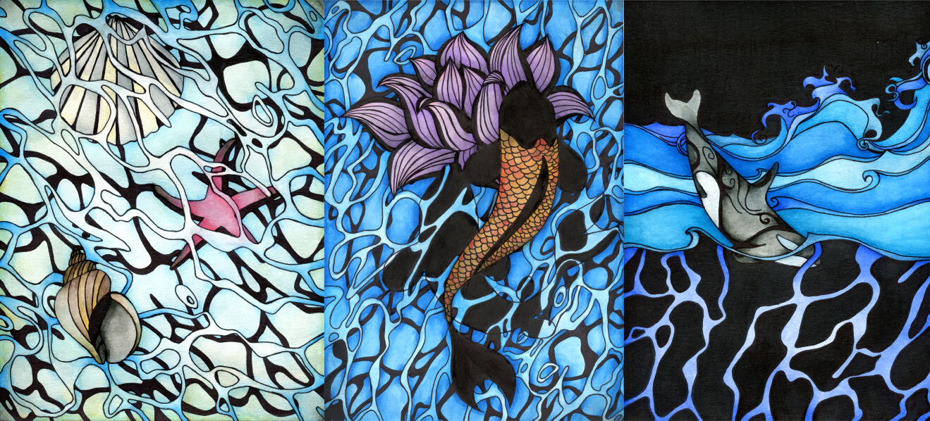 Jennifer Beiro - Aquatic 2 And 3 Dimensional Compositions