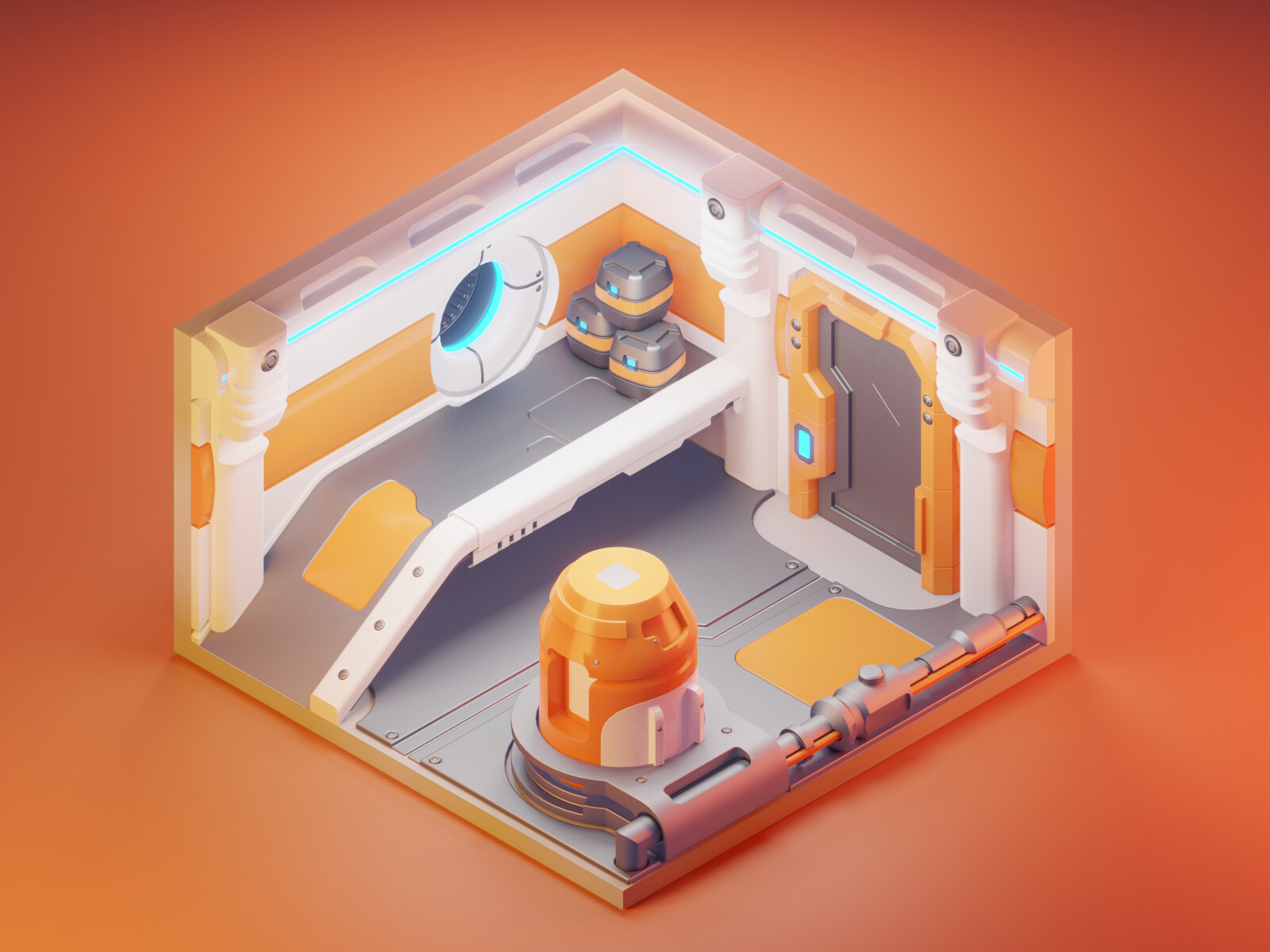 Ethan Duong - Polygon Runaway - 3D Character and Illustration