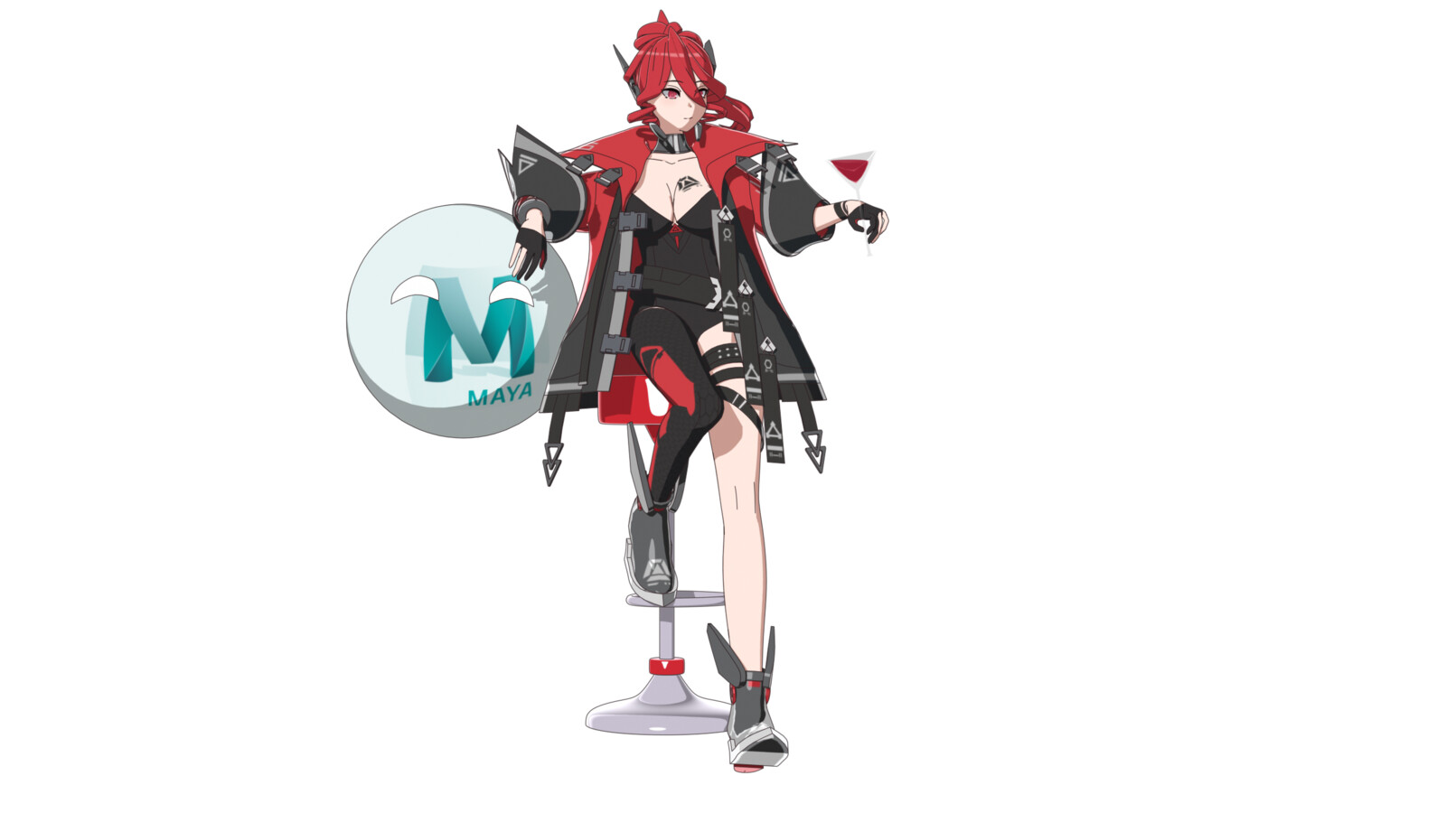 Wingfox workshop - Pencil + for Maya: Stylized Anime Character Cel ...