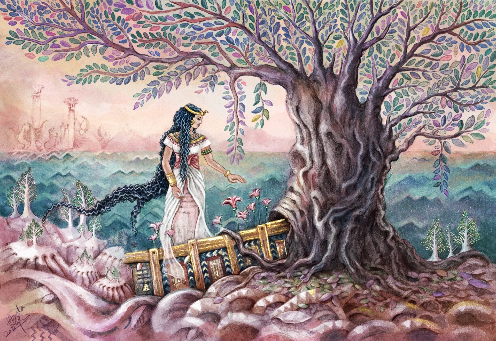 ArtStation - Isis Finding Osiris