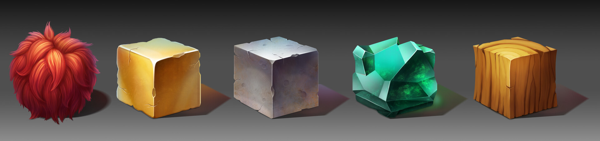 ArtStation - materials study