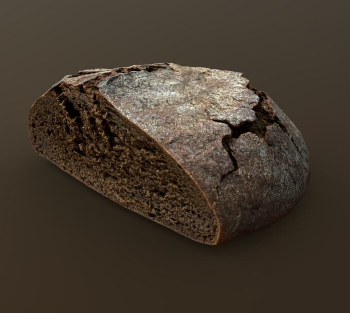 ArtStation - Low-poly Bread