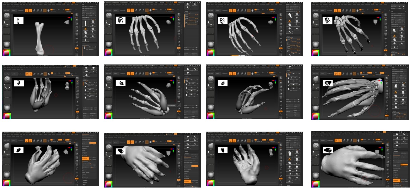 ArtStation - Sculpting in ZBrush