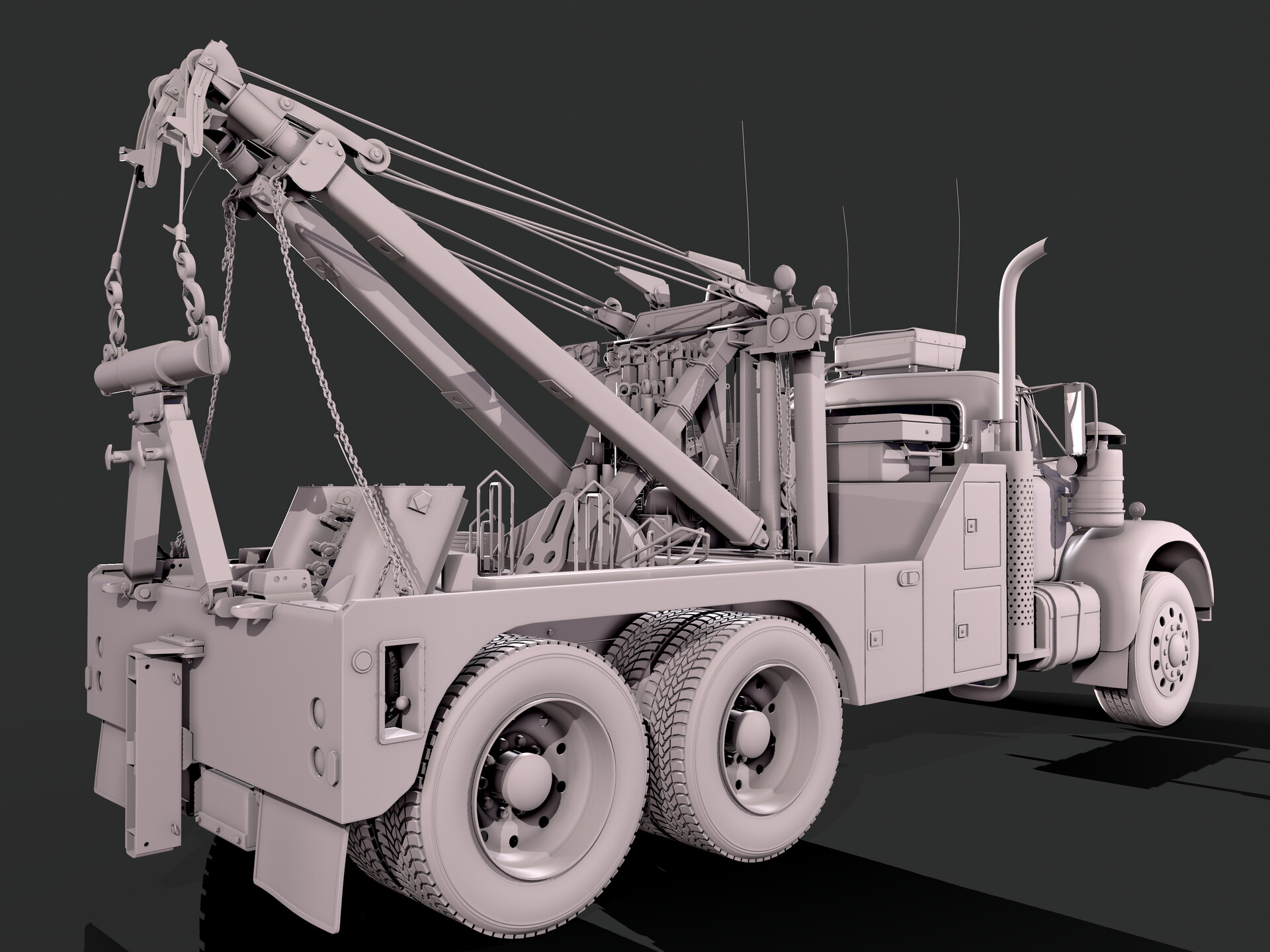 ArtStation - Wrecker Truck