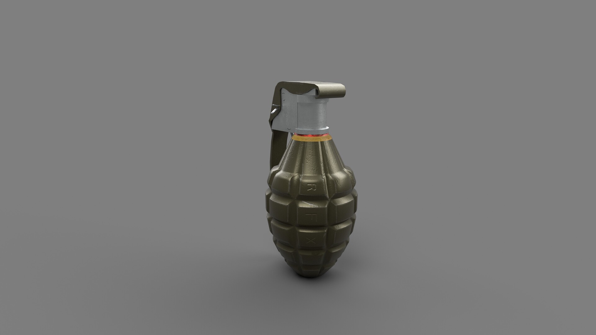 ArtStation - Mk 2 Grenade 3D Modeling