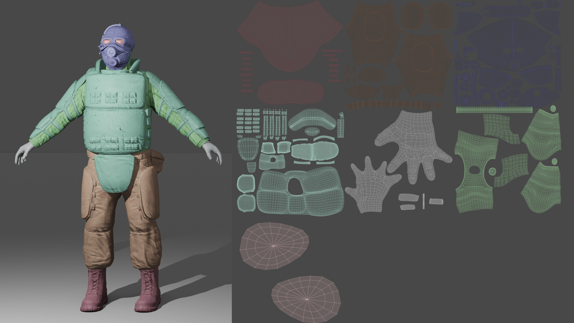 combine soldier types