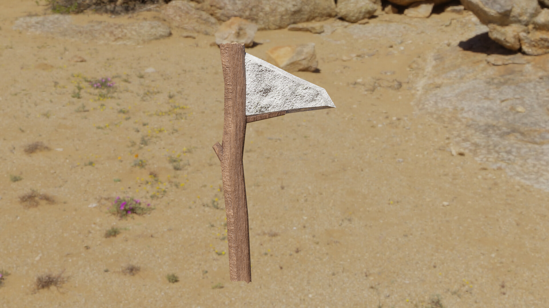 ArtStation - Rust Pickaxe | 3ds Max Rendered