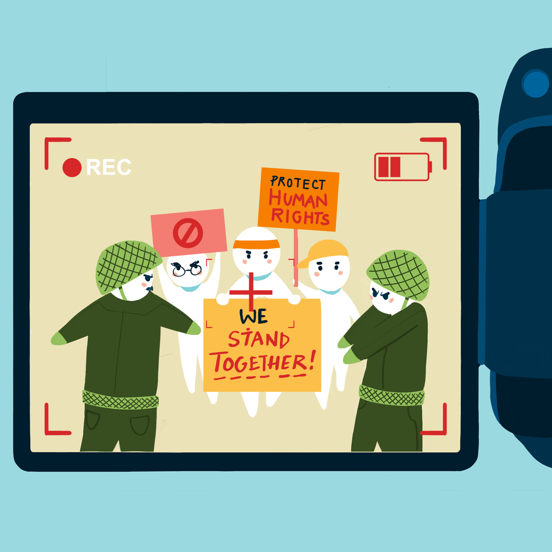 Samira J - A series of illustrations for 'Youth Conclave 2.0'