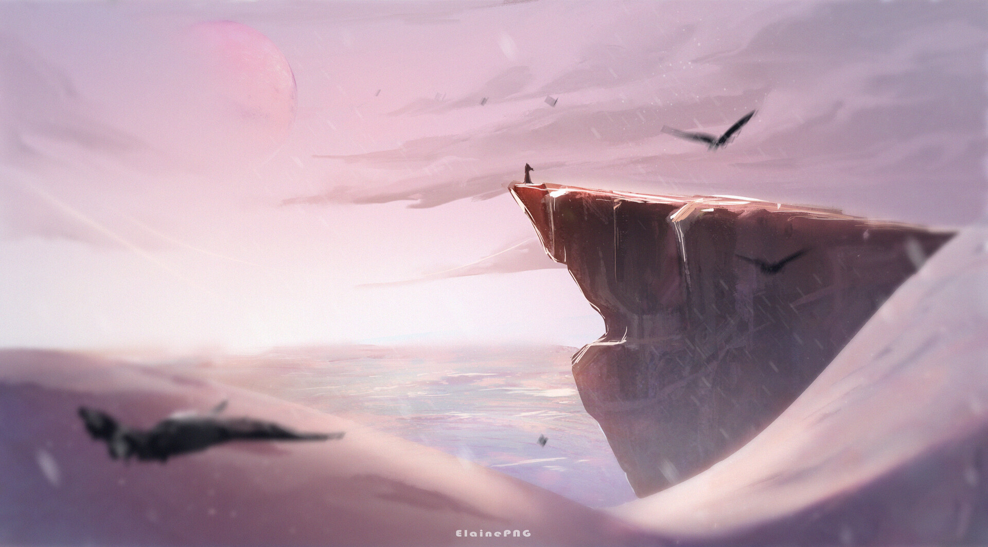 ArtStation - winter landscape