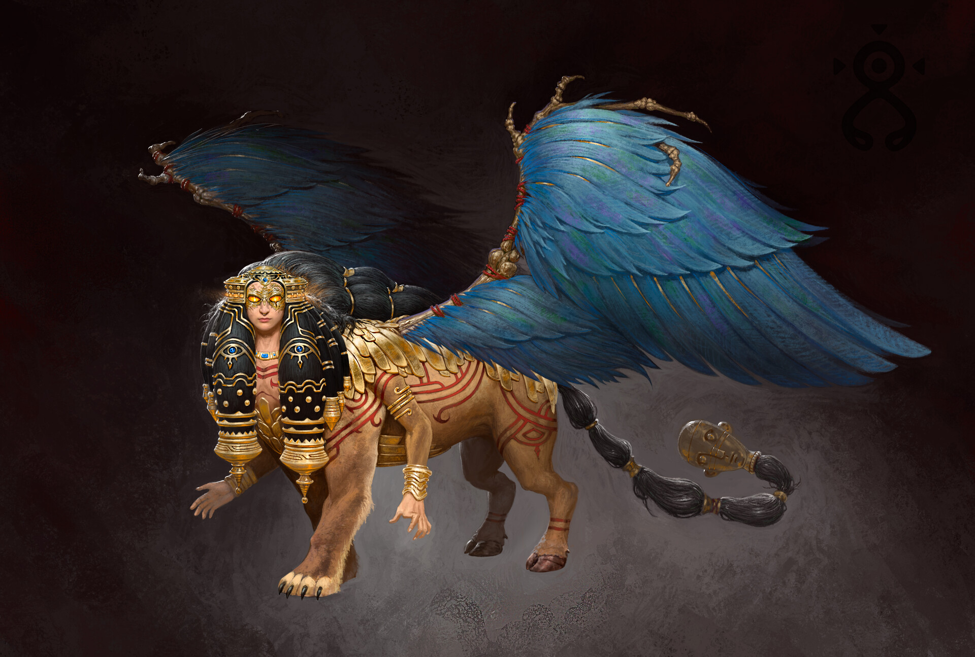 ArtStation - Tiashtar - goddess of metal and war