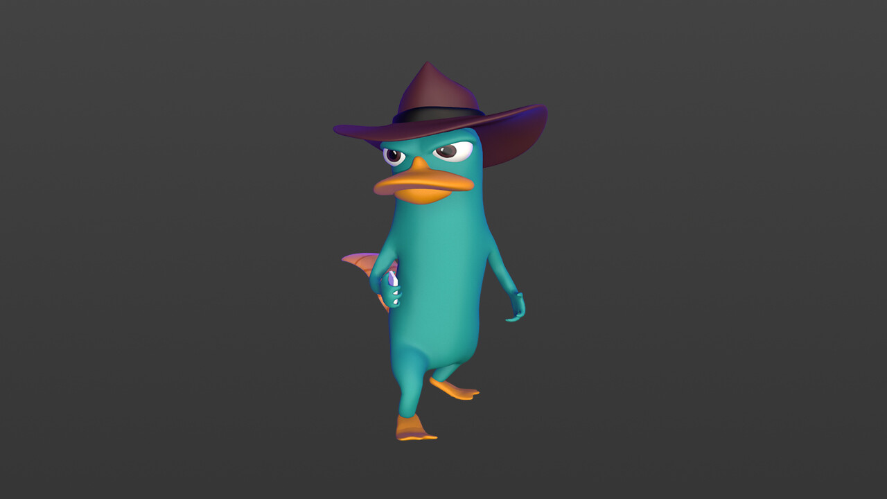 ArtStation - Perry the Platypus