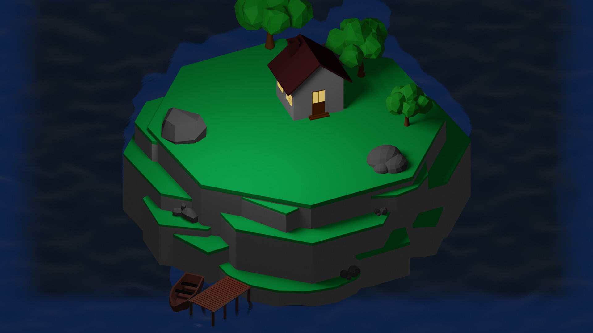 ArtStation - Island Scene