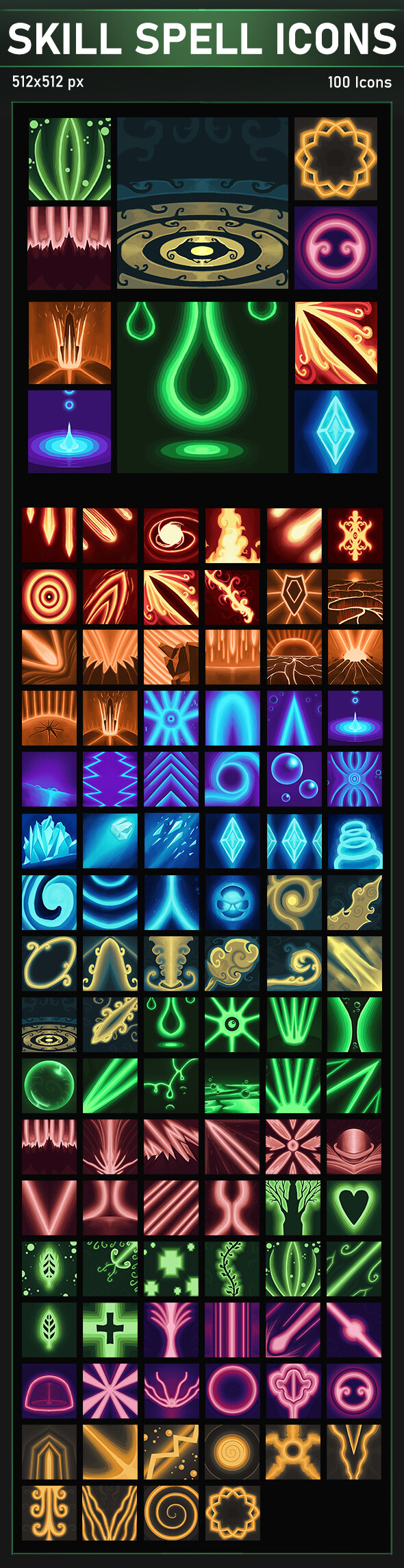 ArtStation - Skills & Spells Icons 01