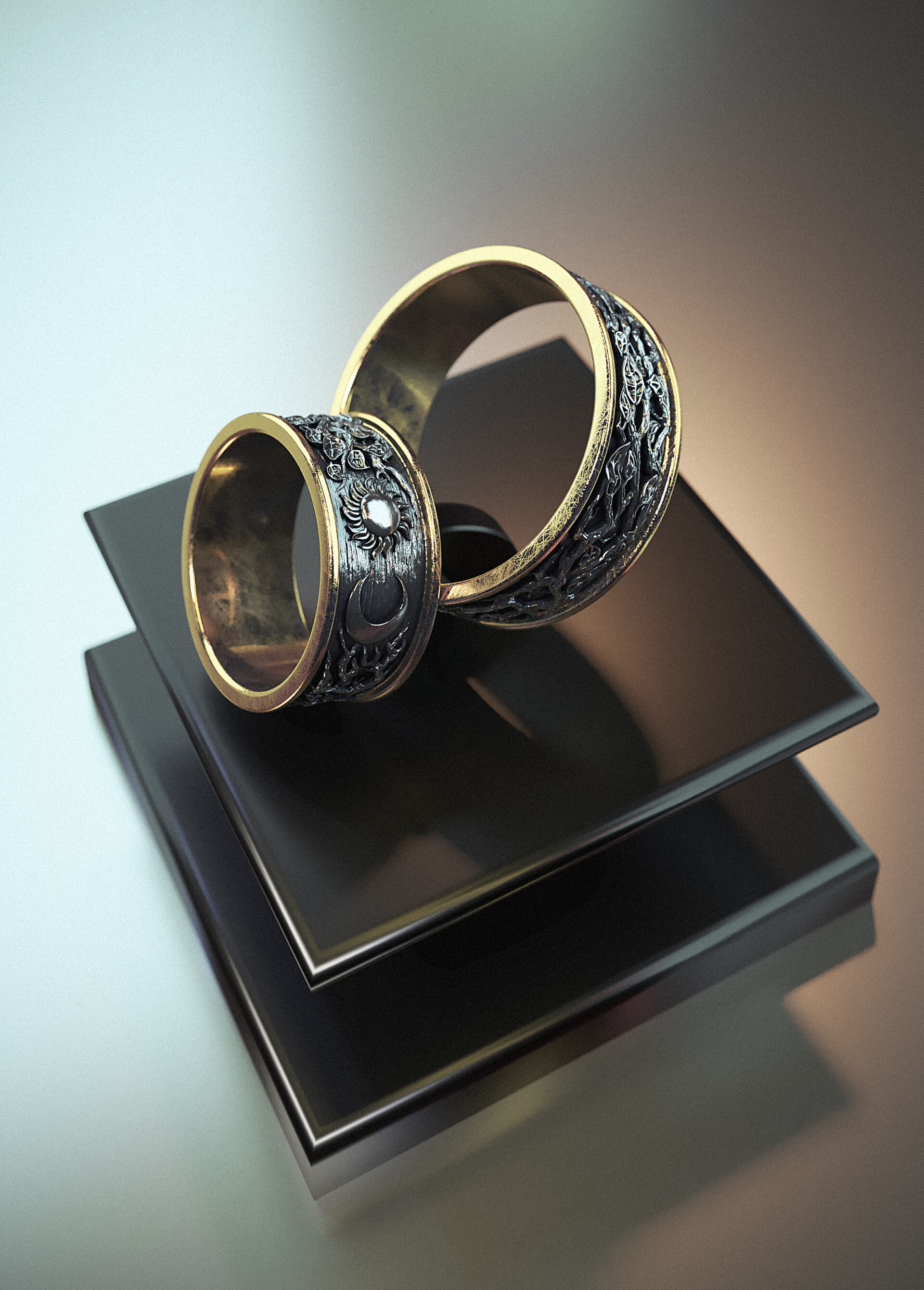 ArtStation - wedding rings
