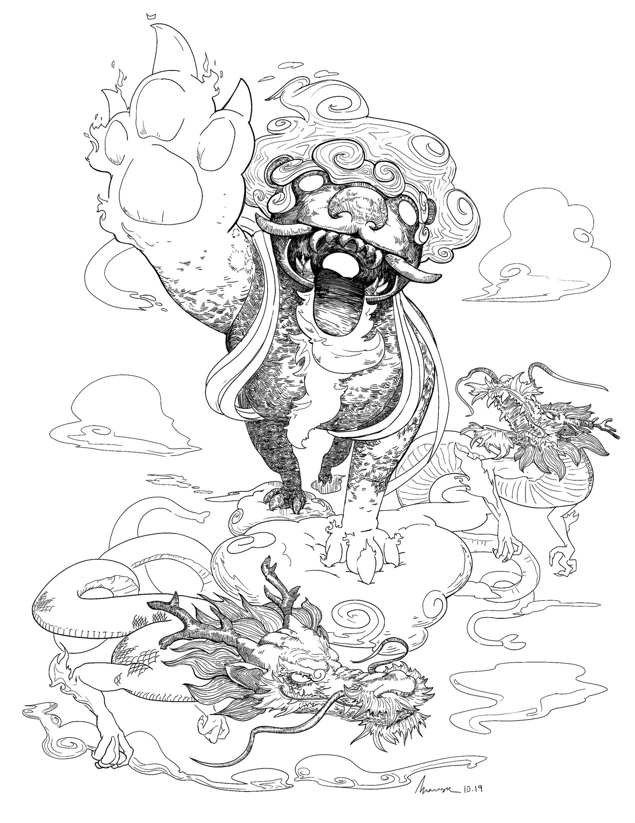 Mansuk Lee - Haetae Greeting