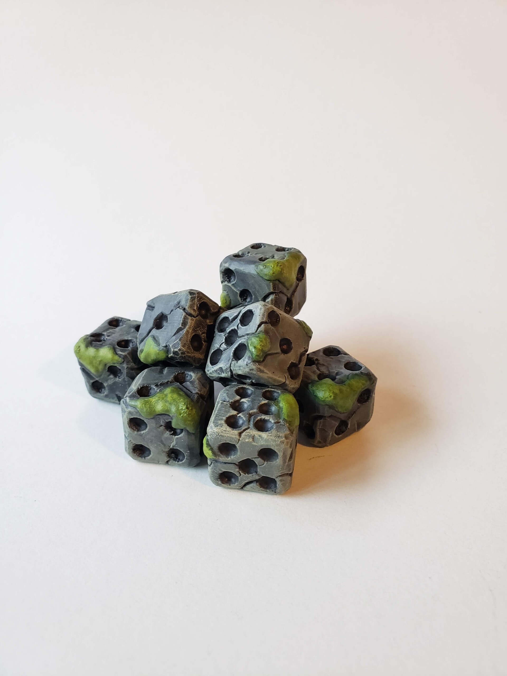 ArtStation - Mossy Rock Dice