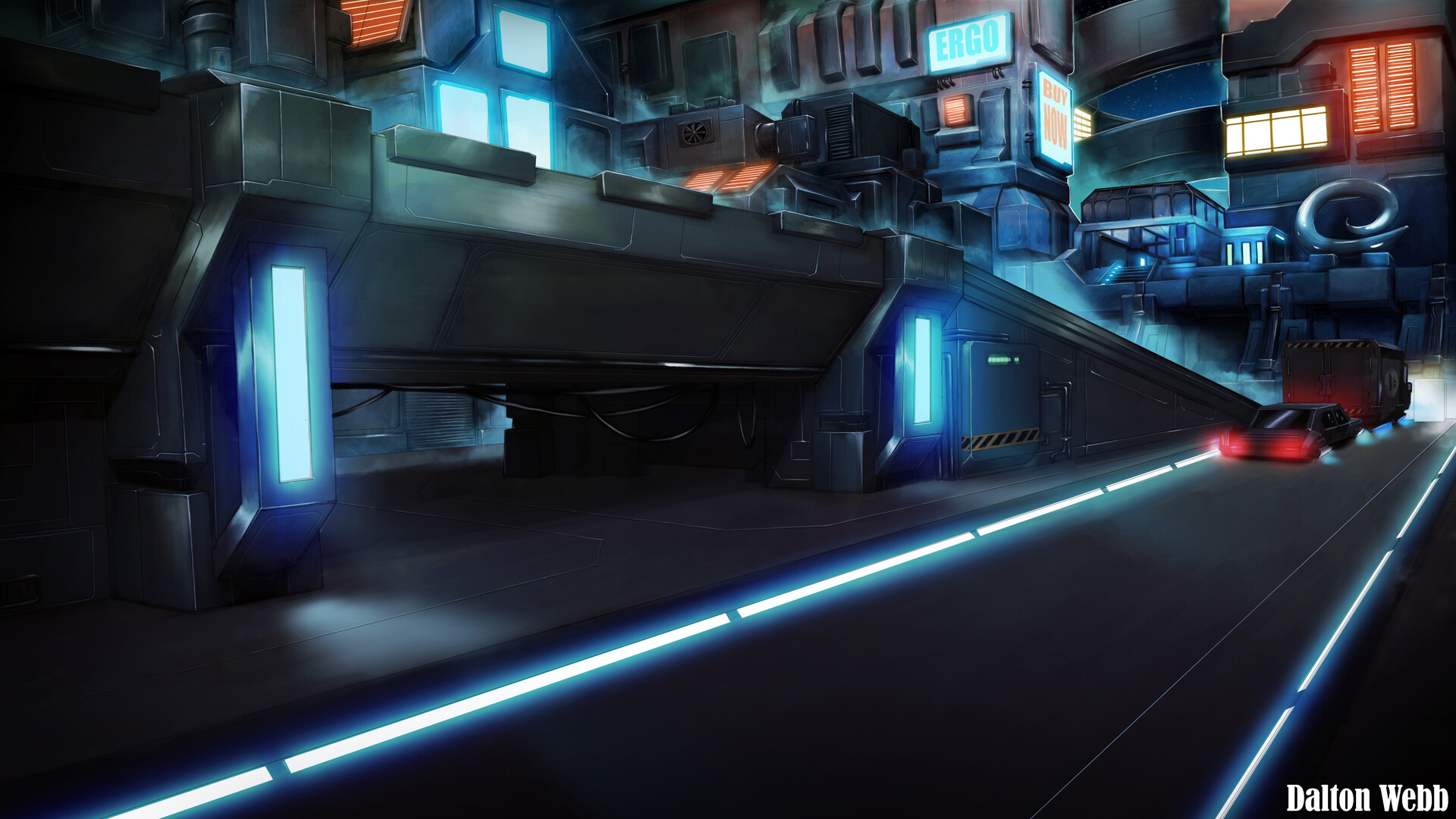 ArtStation - Environmental exteriors and interiors for a low poly sci ...