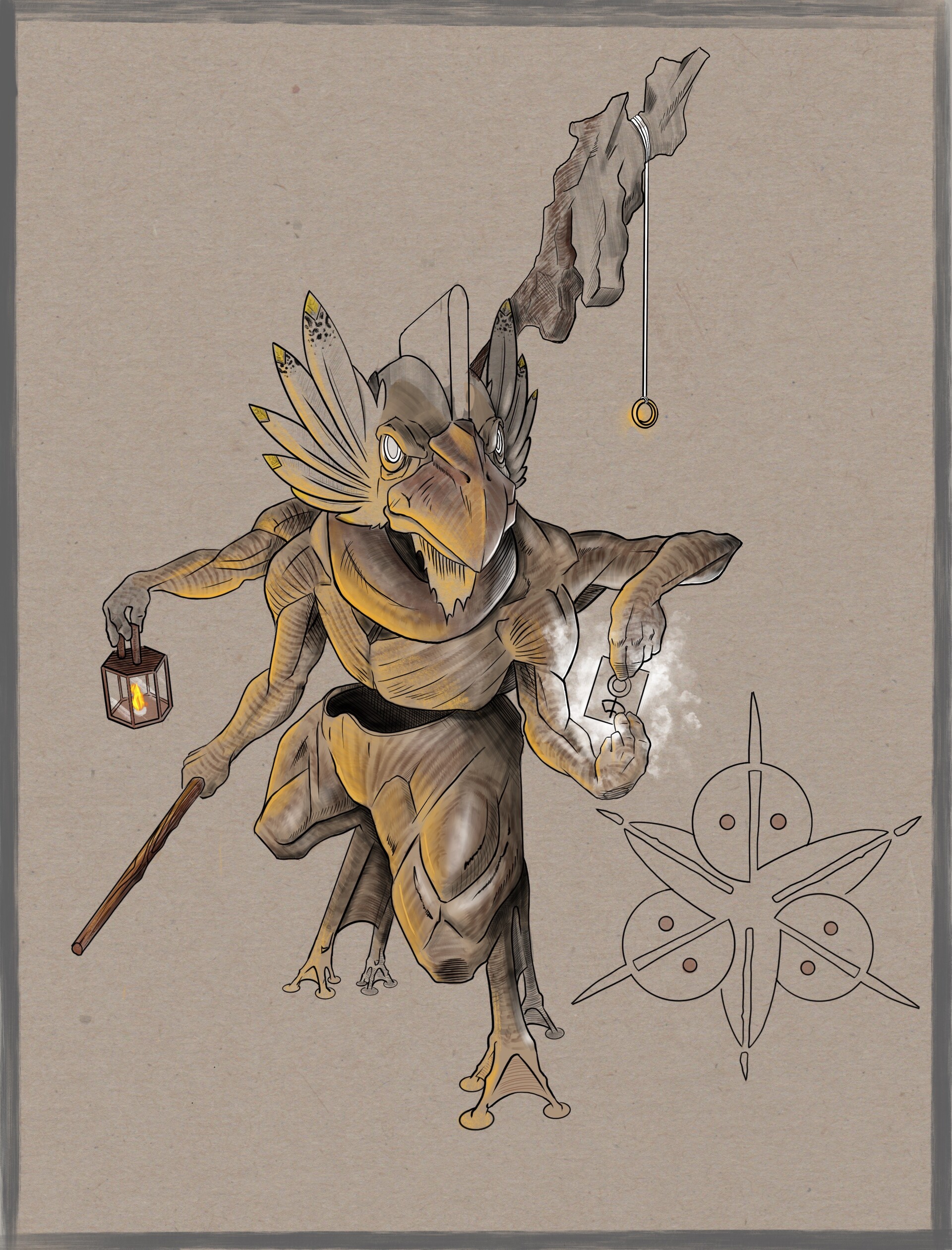 ArtStation - An ancient woodland Magi