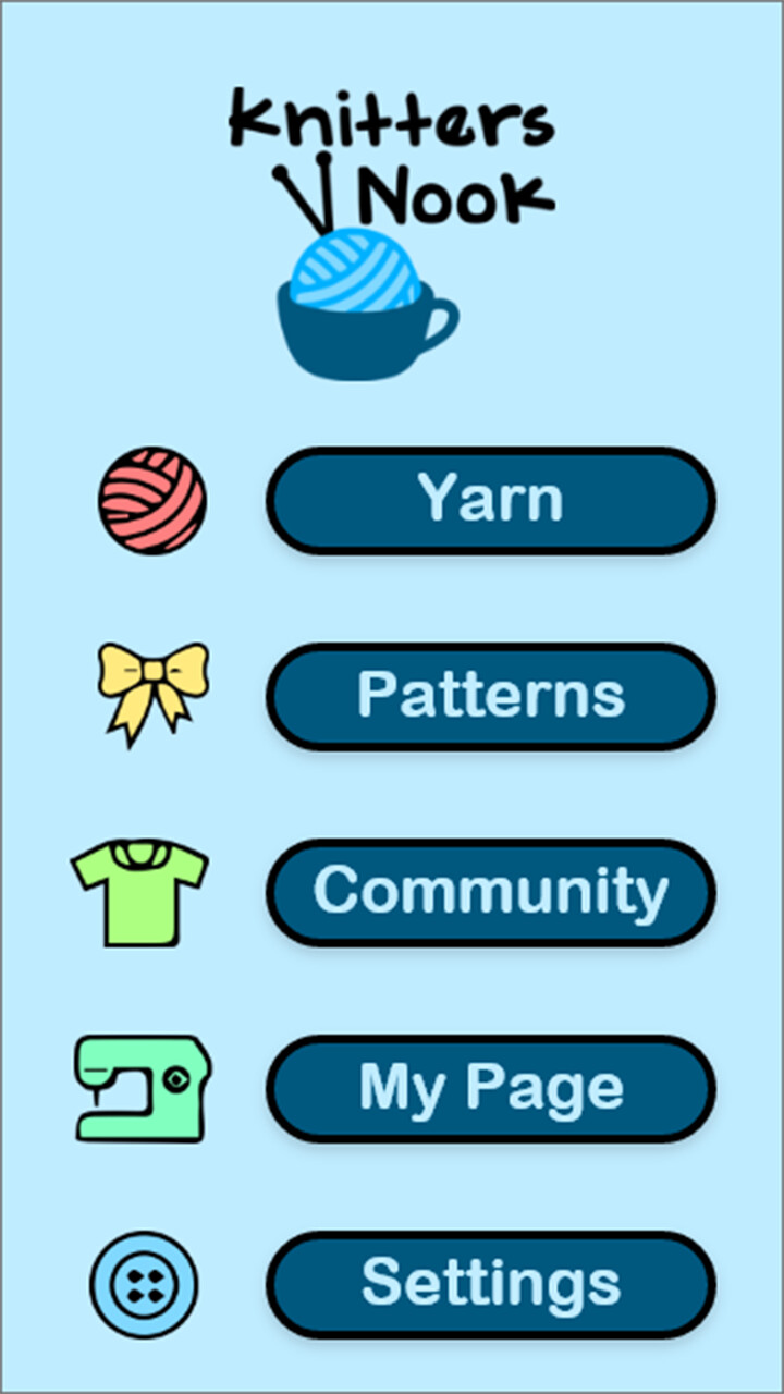 ArtStation - Knitting Mobile App Prototype