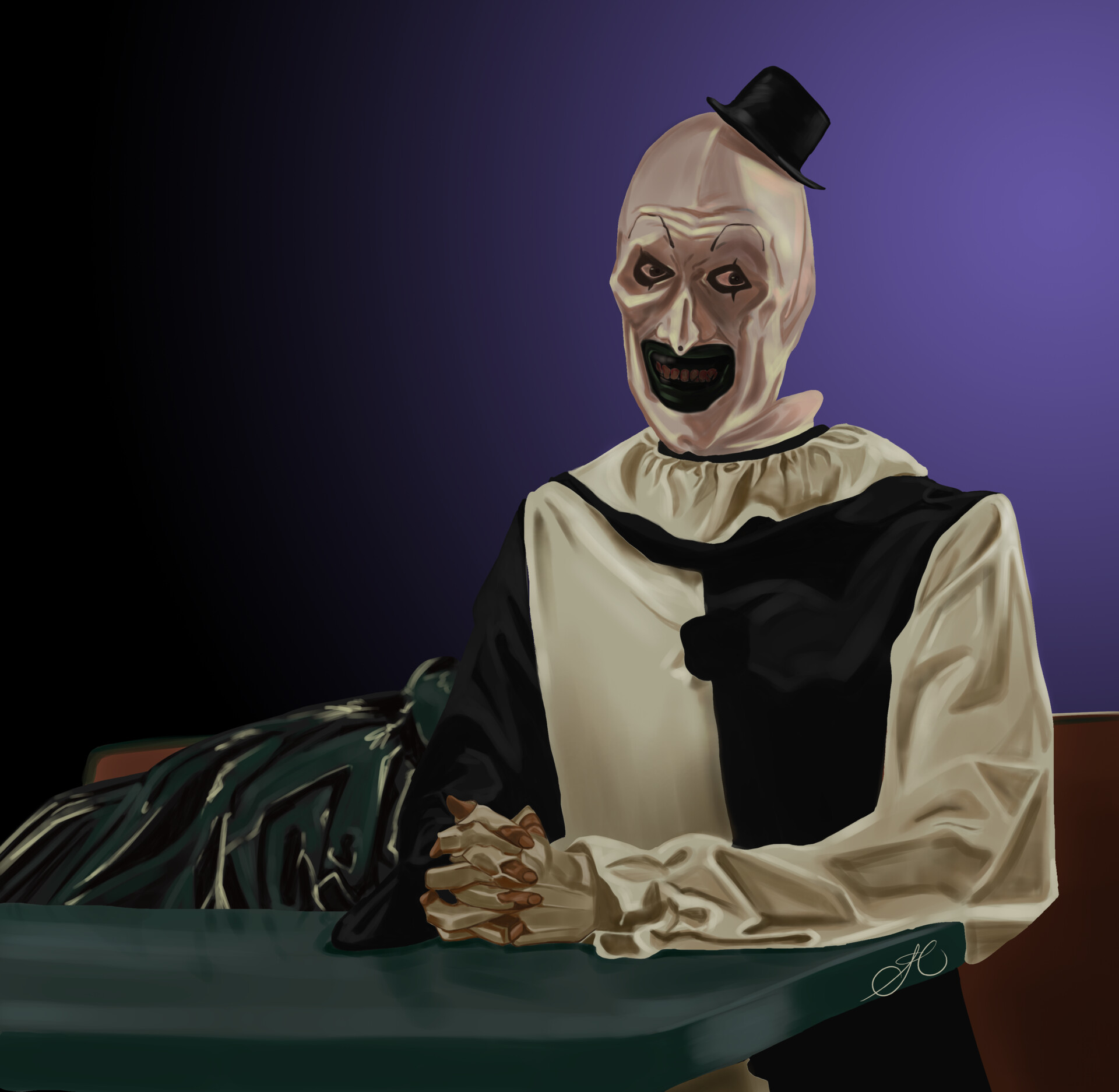 ArtStation - Art the Clown Portriat