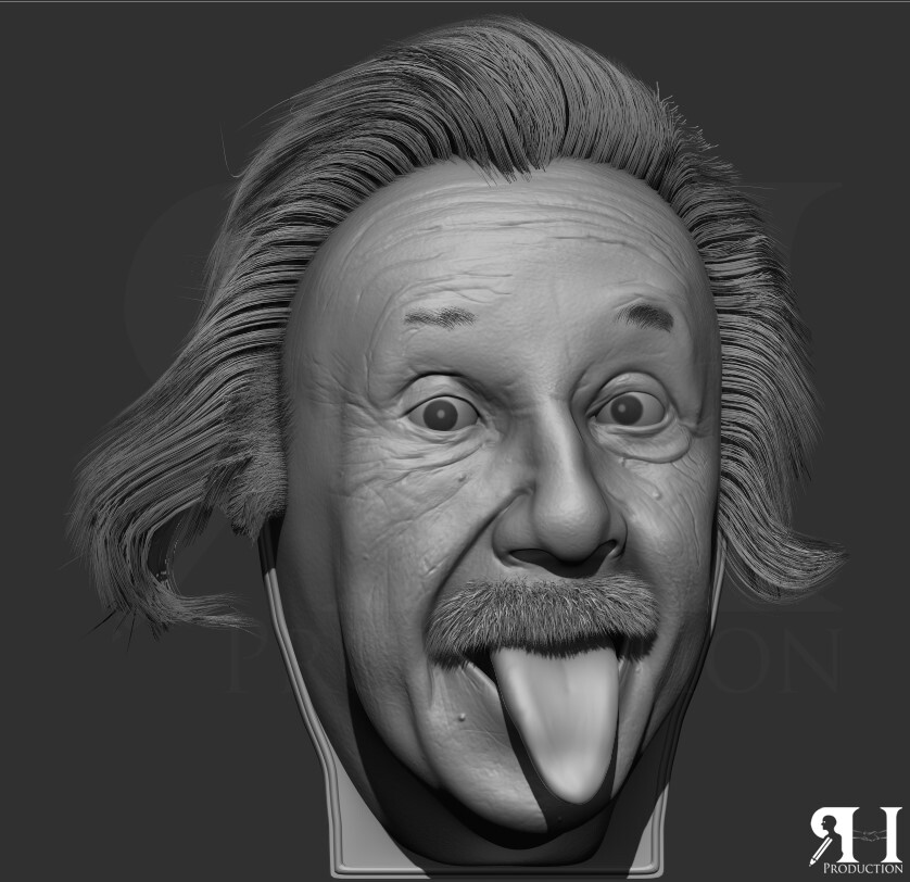 ArtStation - Einstein Character Design Project