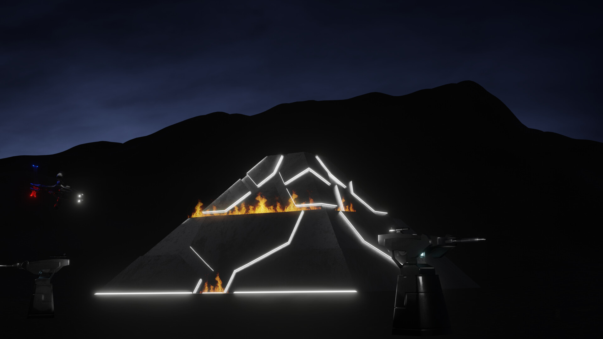 ArtStation - #2 T-DOV VFX : Skynet Pyramid/Plasma Canon