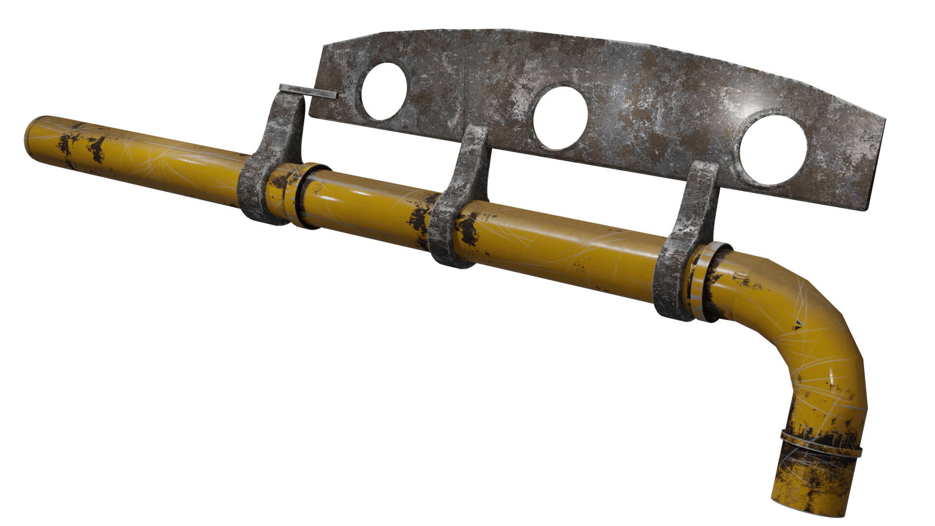 ArtStation - Post-Apocalyptic Waterpipe Axe