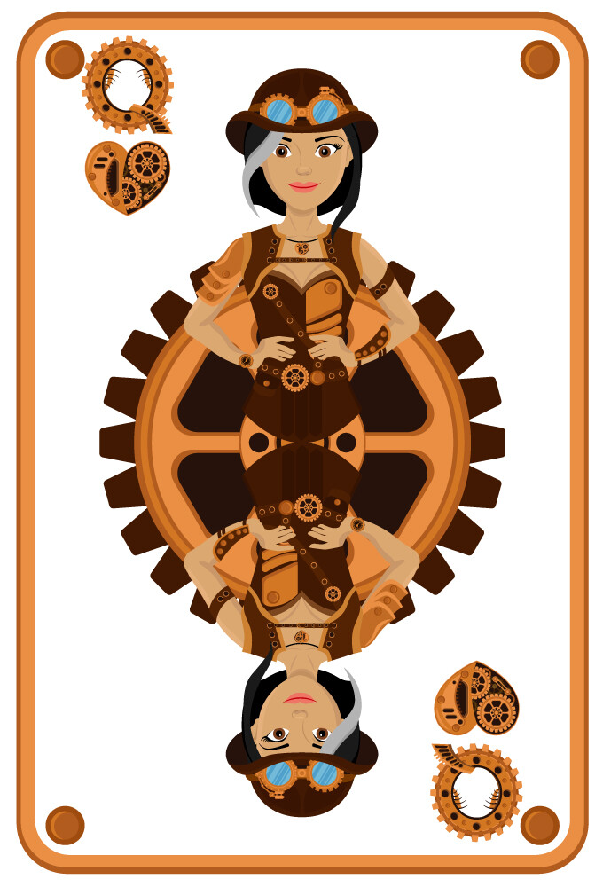 Steampunk Queen Of Hearts