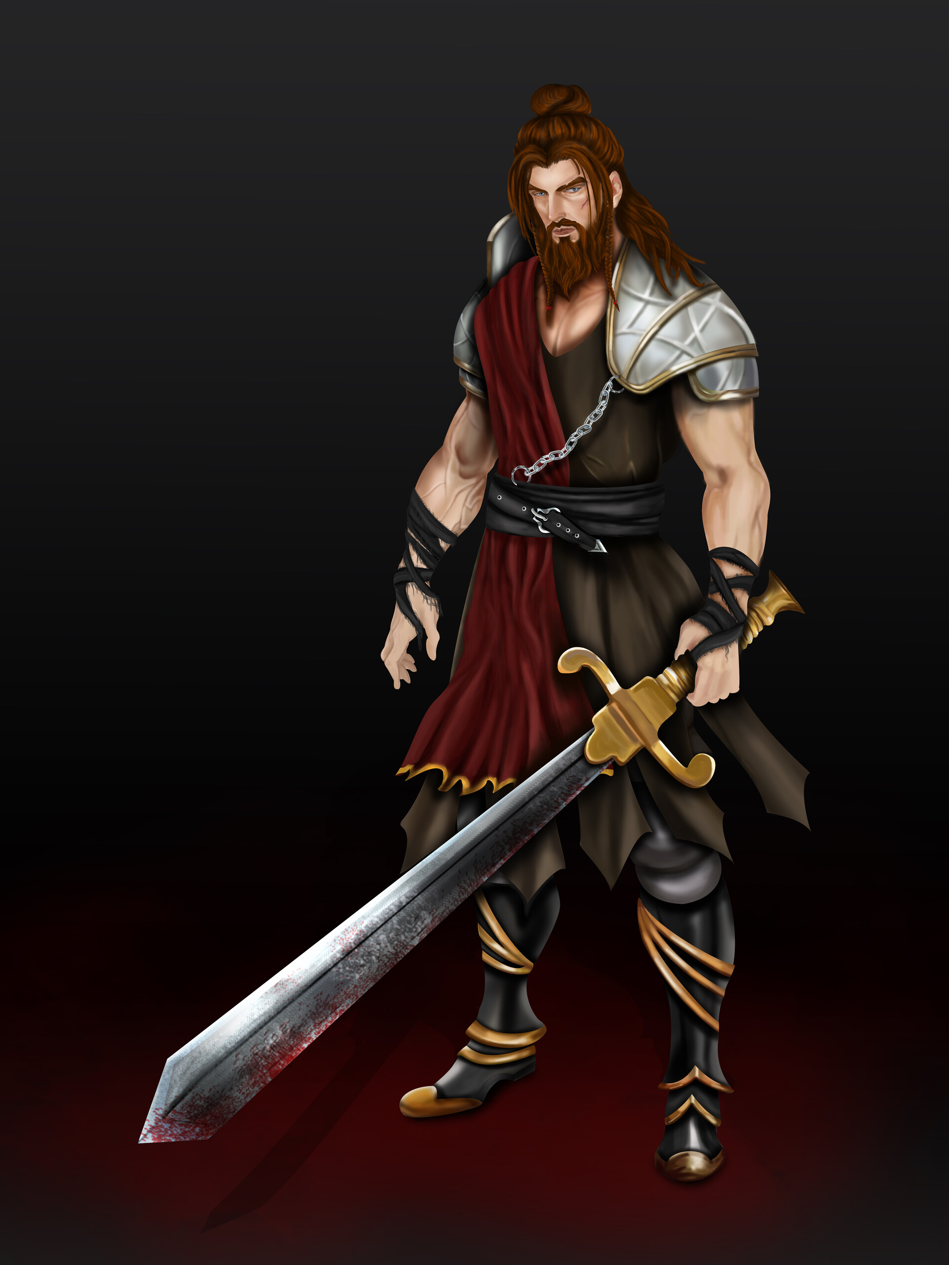 ArtStation - Aiden- The Noble Warrior