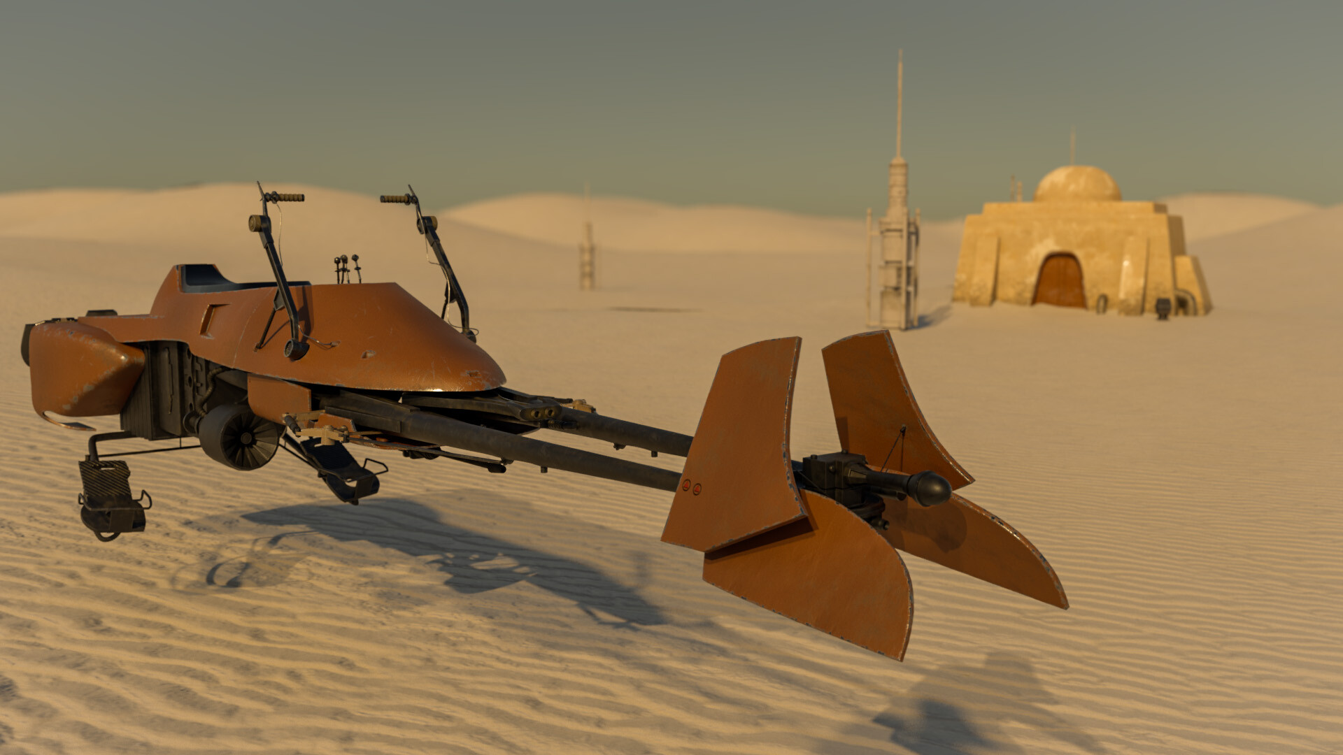 ArtStation - Speeder Bike